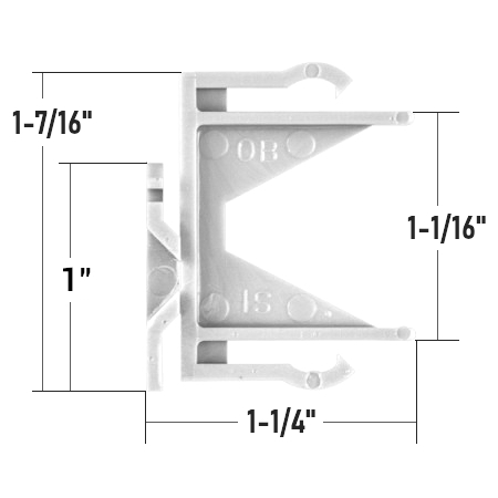 Graber Vertical Blind G71 Valance Clip (1-7/8 Inch Headrail ...