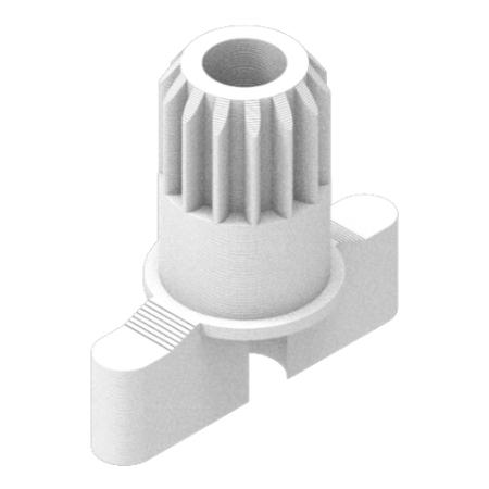 Hunter Douglas Shutter Front Cufflink Tilt Bar Connector | BlindParts.com